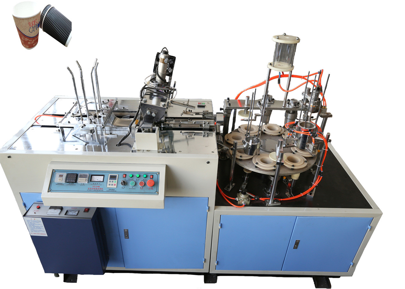220V / 380V 50HZ Intelligent Paper Cup Sleeve Machine HS Code 8441309000